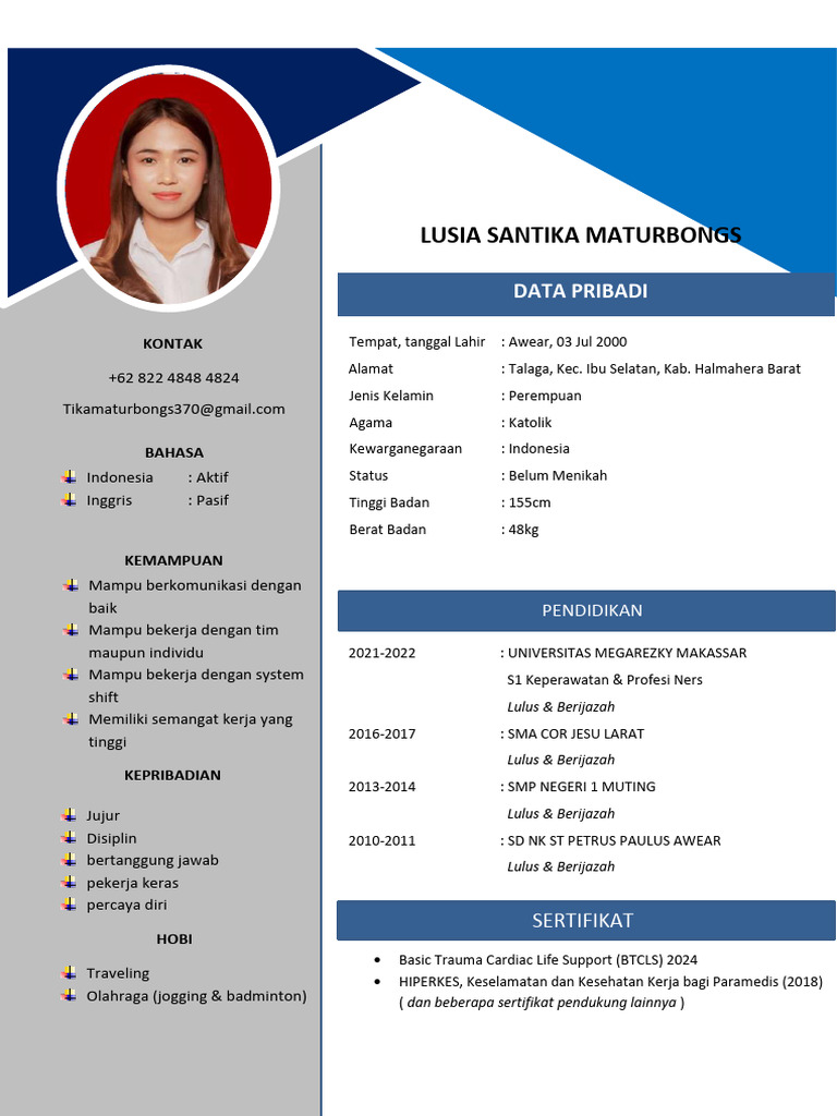 Lusia Santika Maturbongs - Berkas-1 | PDF