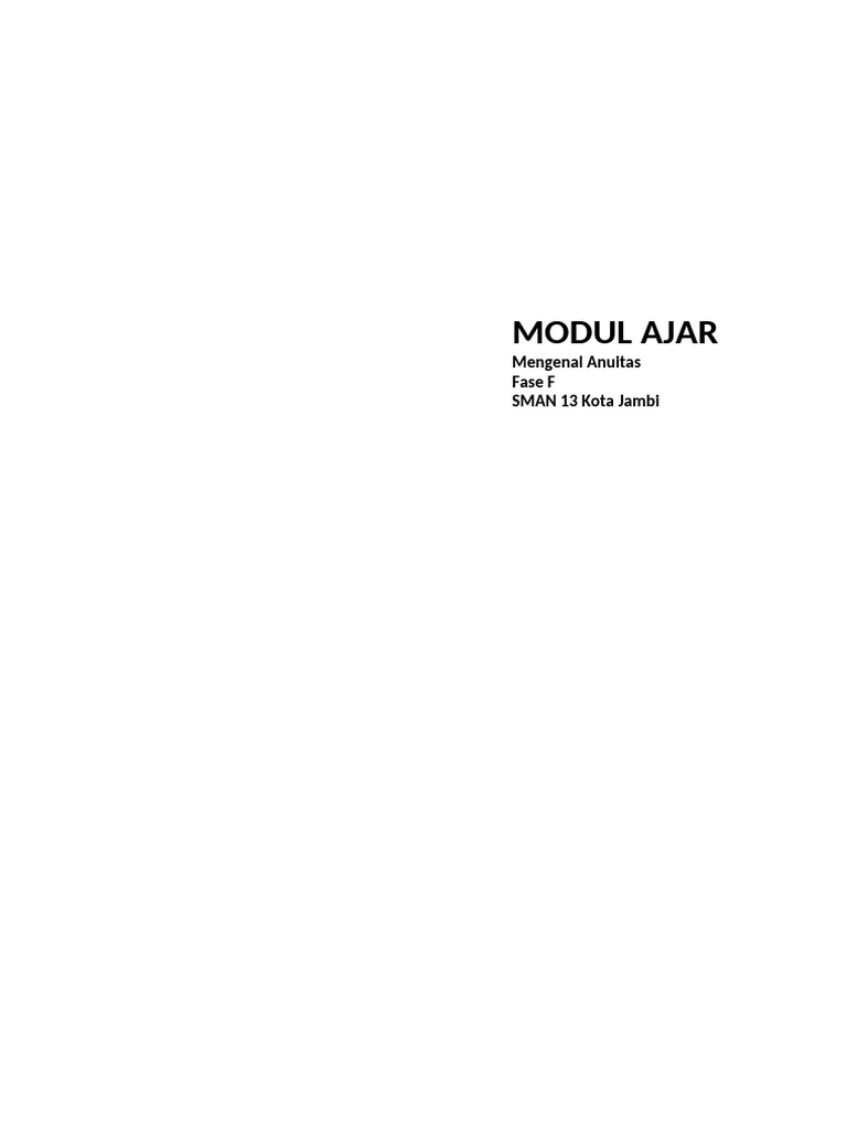 Modul Ajar | PDF