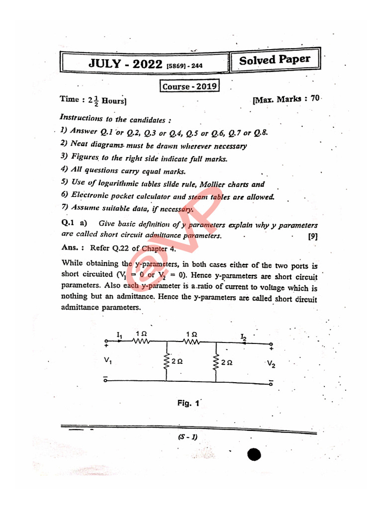 ELC Sample Endsem Paper Pattern With Solution | PDF