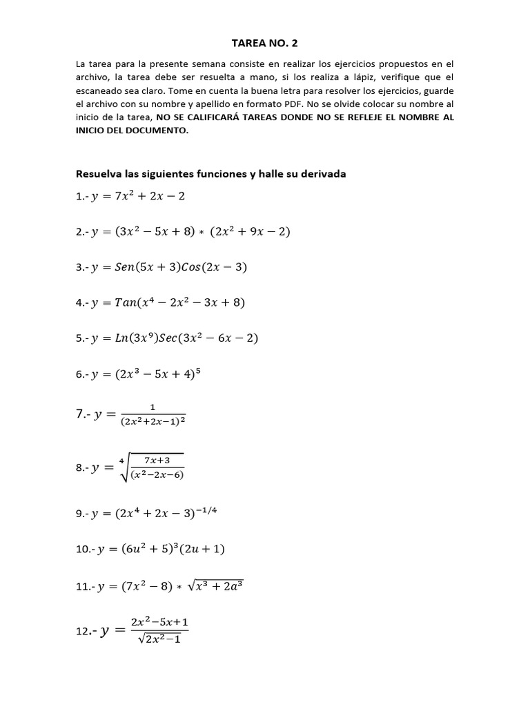 TAREA NO 2 v2 | PDF