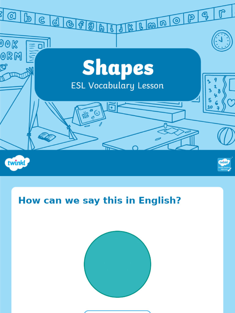 ESL Shapes Vocabulary Practice | PDF