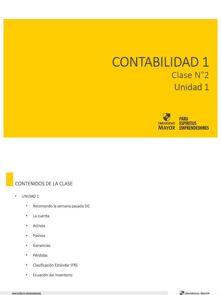 CLASE N°2_CONT | PDF | Contabilidad | Economias