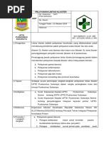 Sop Pelayanan Klaster 5 | PDF