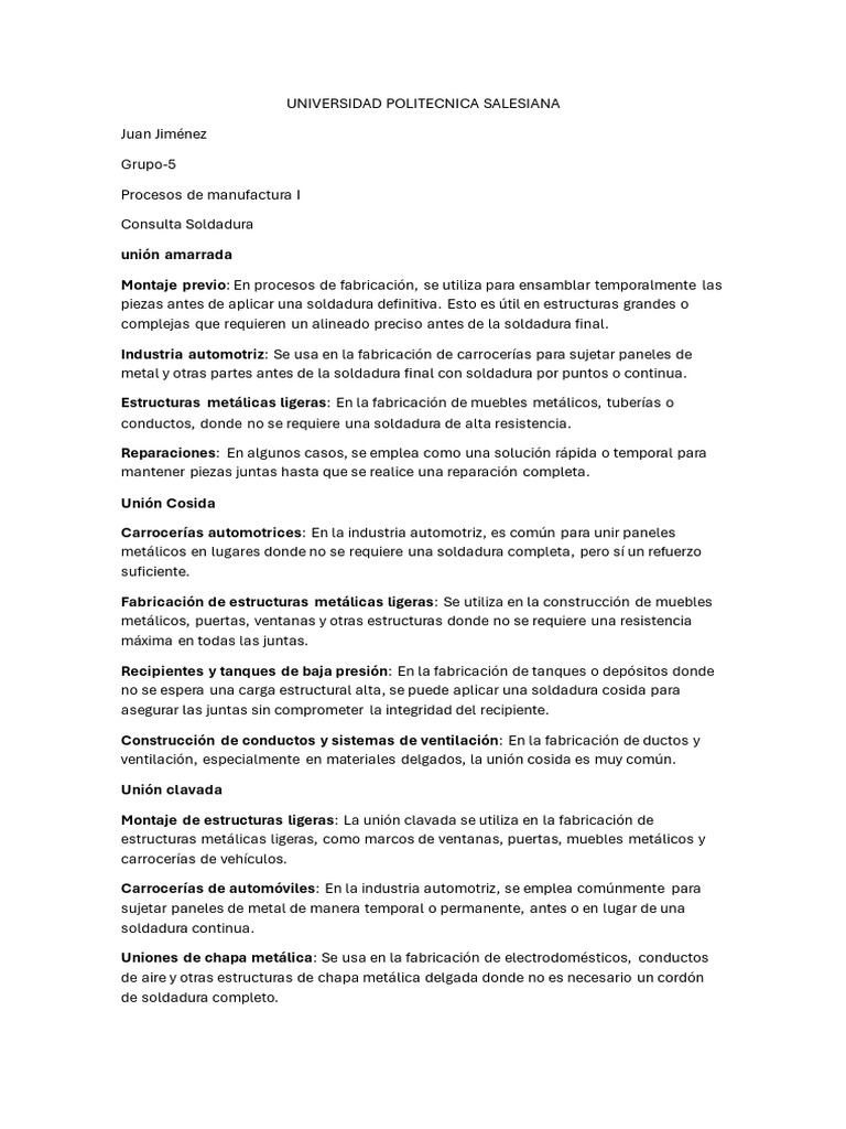 Consulta soldadura | PDF | Remache | Tornillo