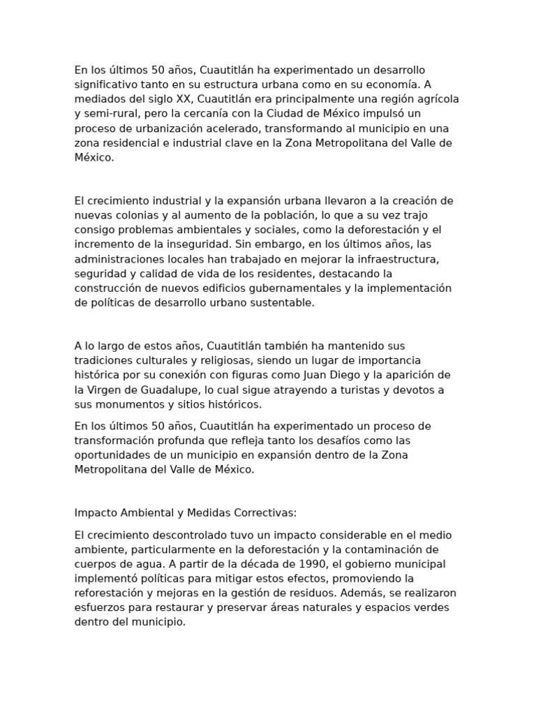 Cuati | PDF | México | Urbanización