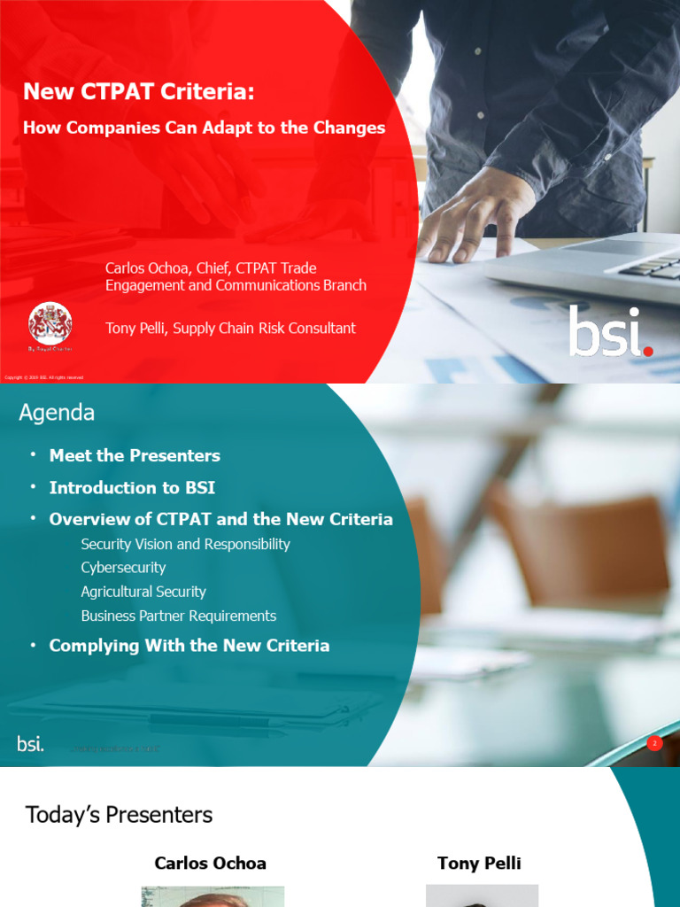 CTPAT Presentation-Slides | PDF | Computer Security | Security