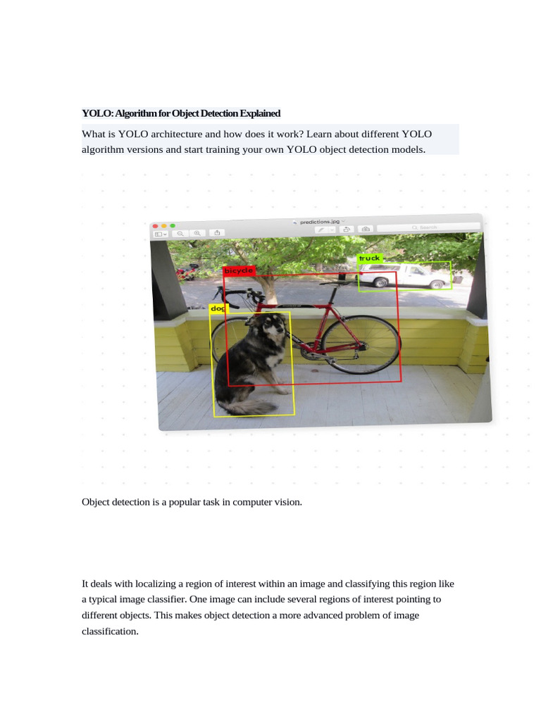 yolo | PDF | Computer Vision | Artificial Neural Network