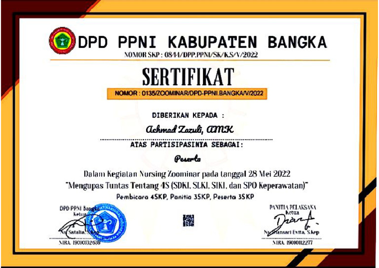 2022 NursingZoominar Mengupas Tuntas Tentang 4S SDKI SLKI SIKI Dan SPO Keperawatan | PDF