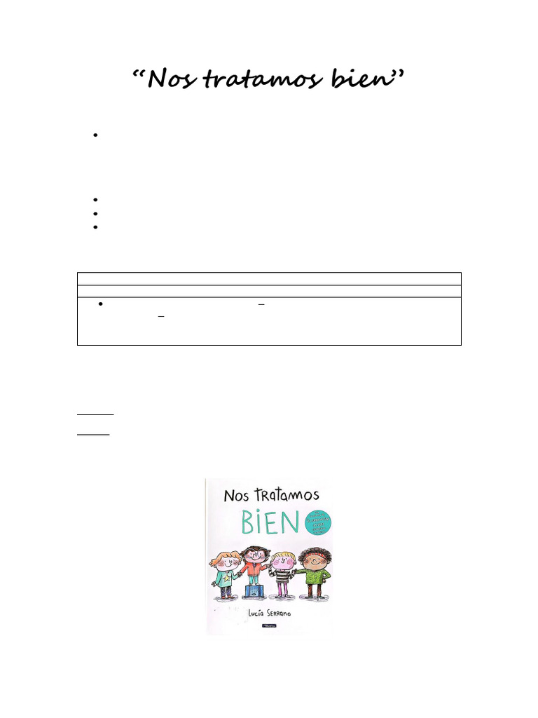 Mini secuencia_ Nos tratamos bien | PDF