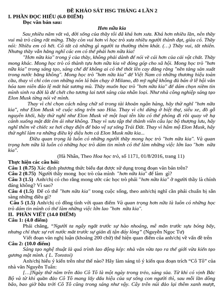 HSG12. SÁNG TẠO NT | PDF