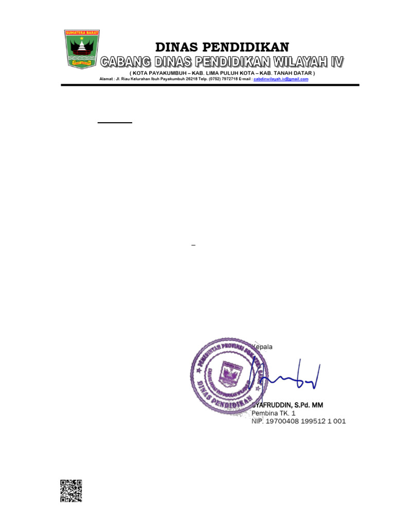 Undangan Rapat ANBK | PDF