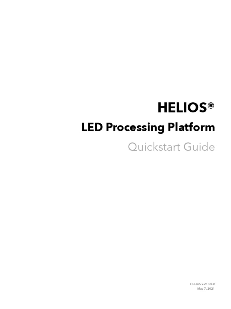 megapixel-helios-led-processing-platform-quickstart-guide | PDF | Hdmi ...