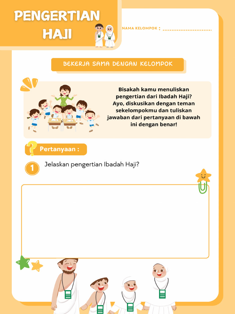 lkpd materi ibadah haji | PDF