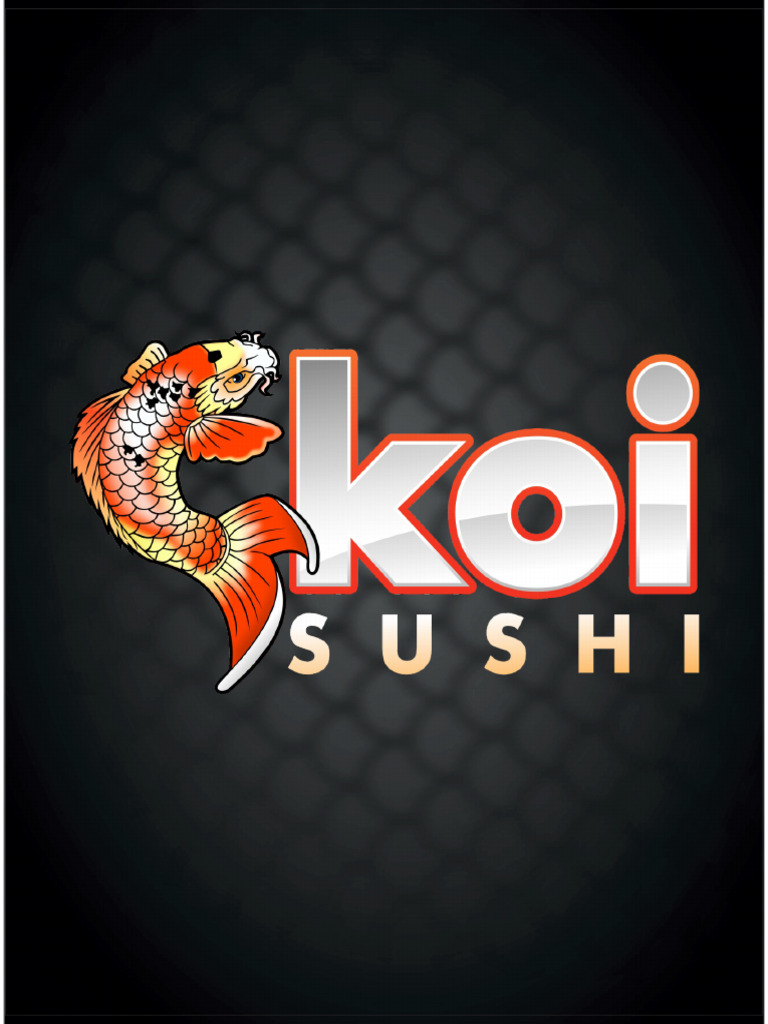 Menu Koi Sushi | PDF | Mariscos | ensalada