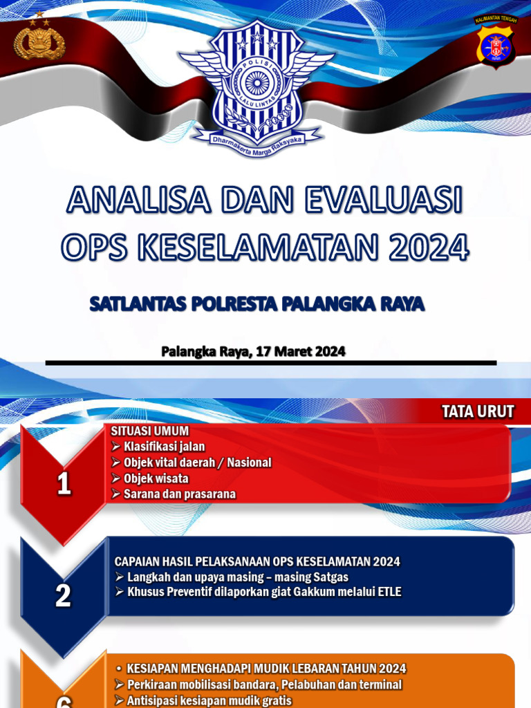 Analisa Ops Keselamatan 2024 Palangka Raya | PDF