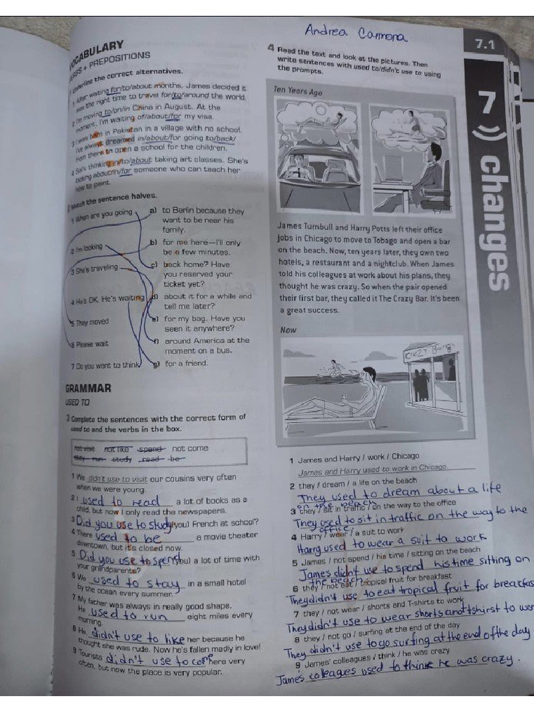 Workbook Unit 7 | PDF