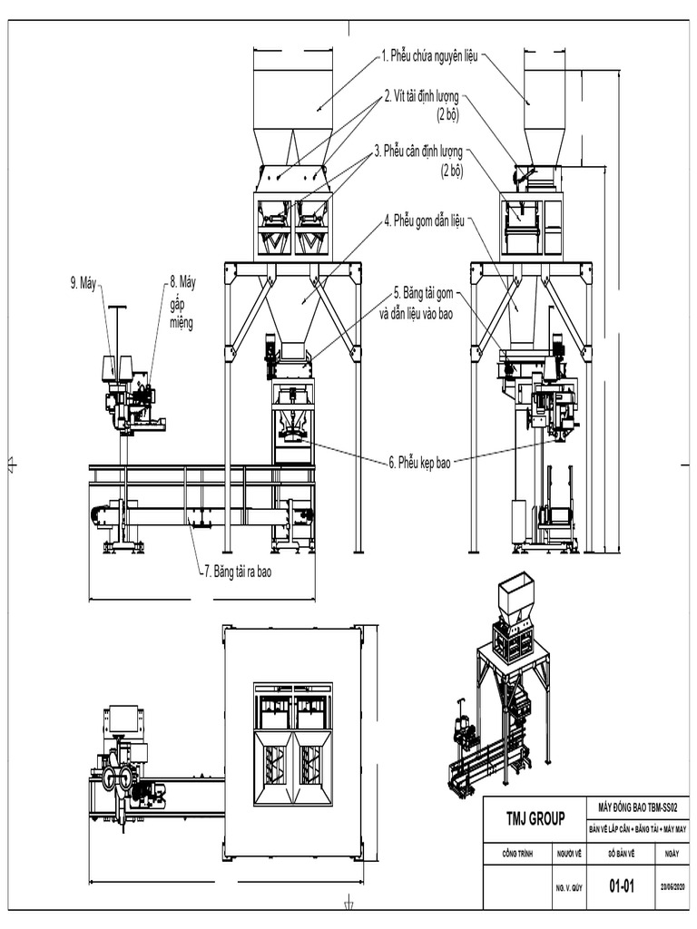Ban Ve May Dong Bao TBM-SS02-MS Huu Co Vi Sinh | PDF