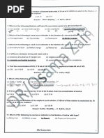 Acid Base Titration Test Questions | PDF | Titration | Chemistry