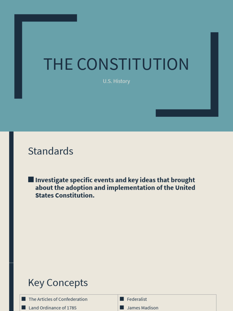 The Constitution | PDF | United States Bill Of Rights | Separation Of ...