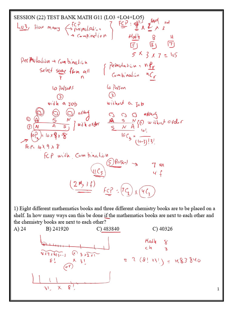 SESSION (22) TEST BANK MATH G11 (LO3 +LO4+LO5) (AutoRecovered) (2 ...