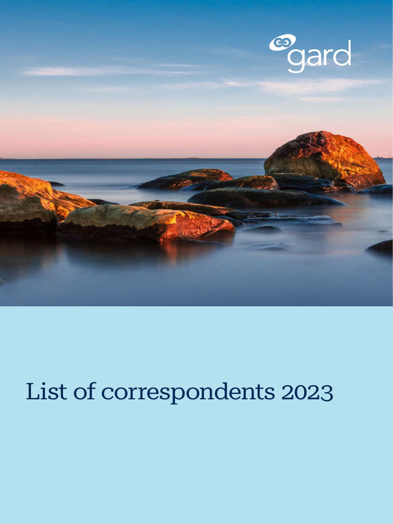 Gard - List of Correspondents 2023 | PDF | Algeria
