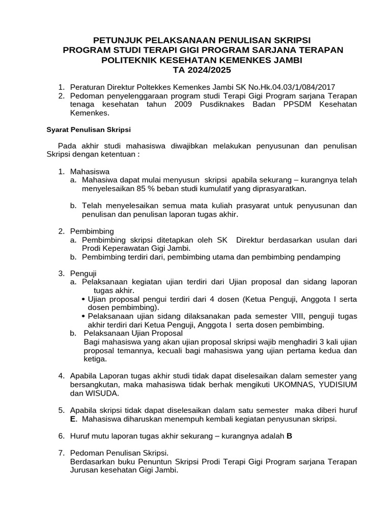 Buku Bimbingan Skripsi 2024 - Vicka DKK | PDF