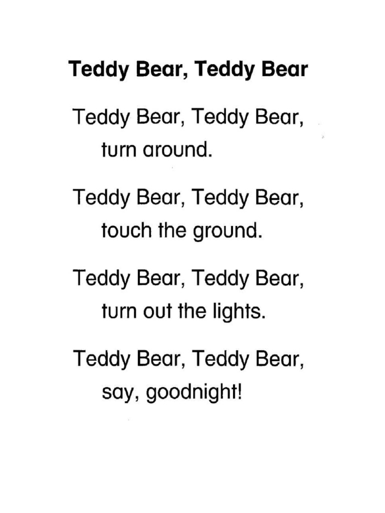 Teddy Bear | PDF