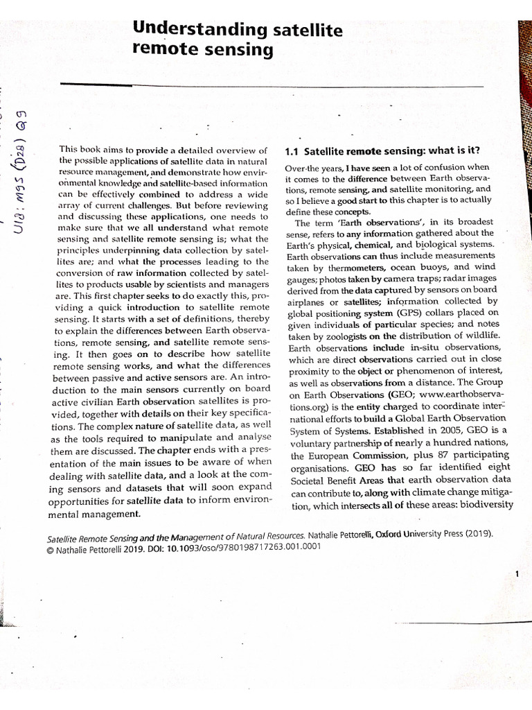 Remote Sensing | PDF
