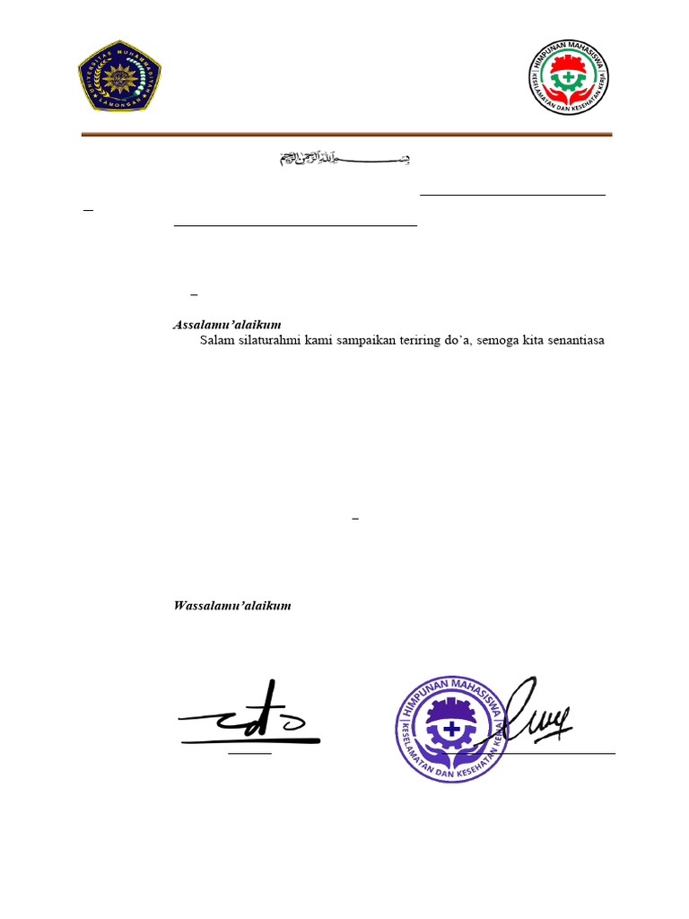 Undangan Raker HIMAGA | PDF