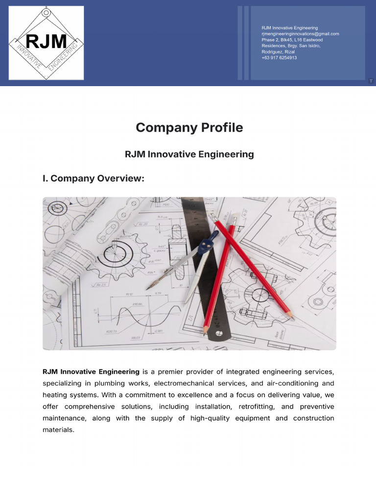 RJM Company Profile | PDF