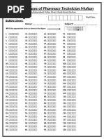 Sample Answer Sheet for Civil Service Exam | PDF | Vocational Education ...