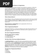 UCU-HBO MOdule 1 | PDF | Organizational Behavior | Personality Psychology