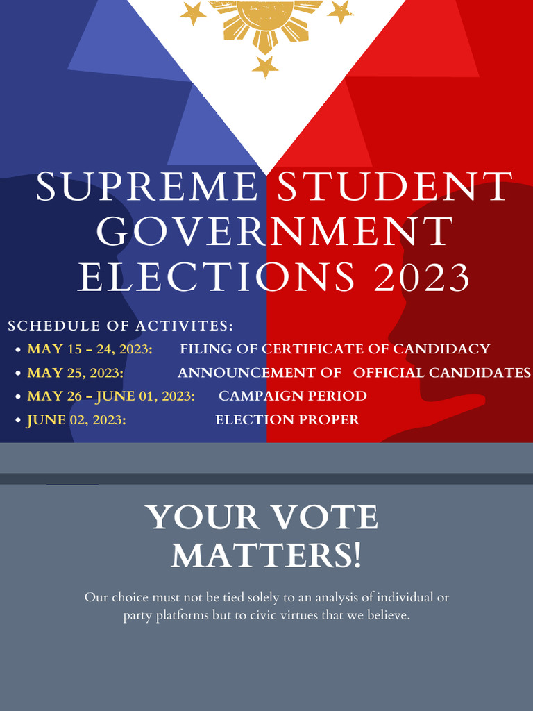 Philippine Election Poster | PDF