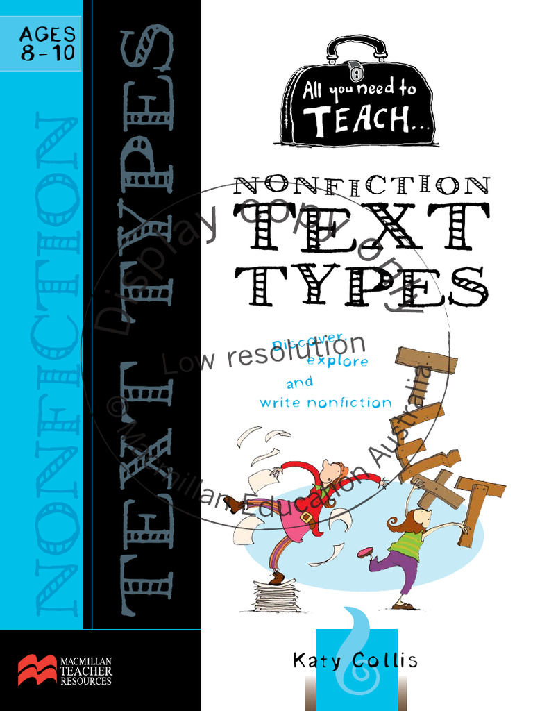All You Need to Teach Nonfiction Text Types Ages 8 10 Sample Pages ...