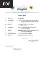 Resolution Realignment Sample Format | PDF | Philippines
