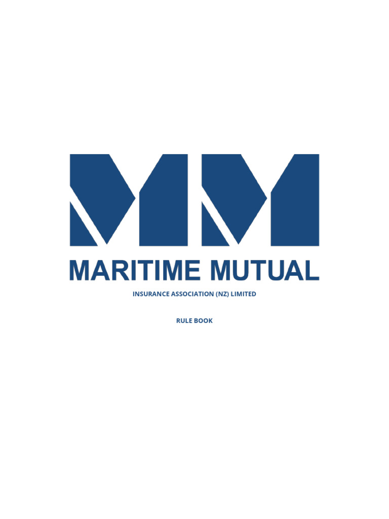 Maritime Mutual Insurance Rulebook | PDF | Insurance | Assignment (Law)