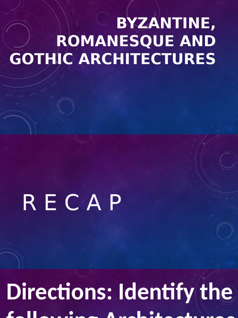 Byzantine, Romanesque and Gothic Architectures | PDF | Gothic Architecture | Vault (Architecture)
