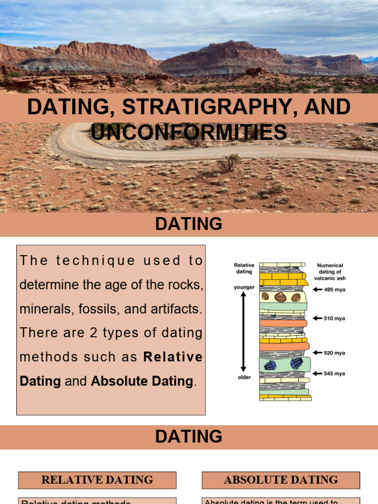Lesson 2.3 - Dating, Stratigraphy, and Unconformities | PDF ...