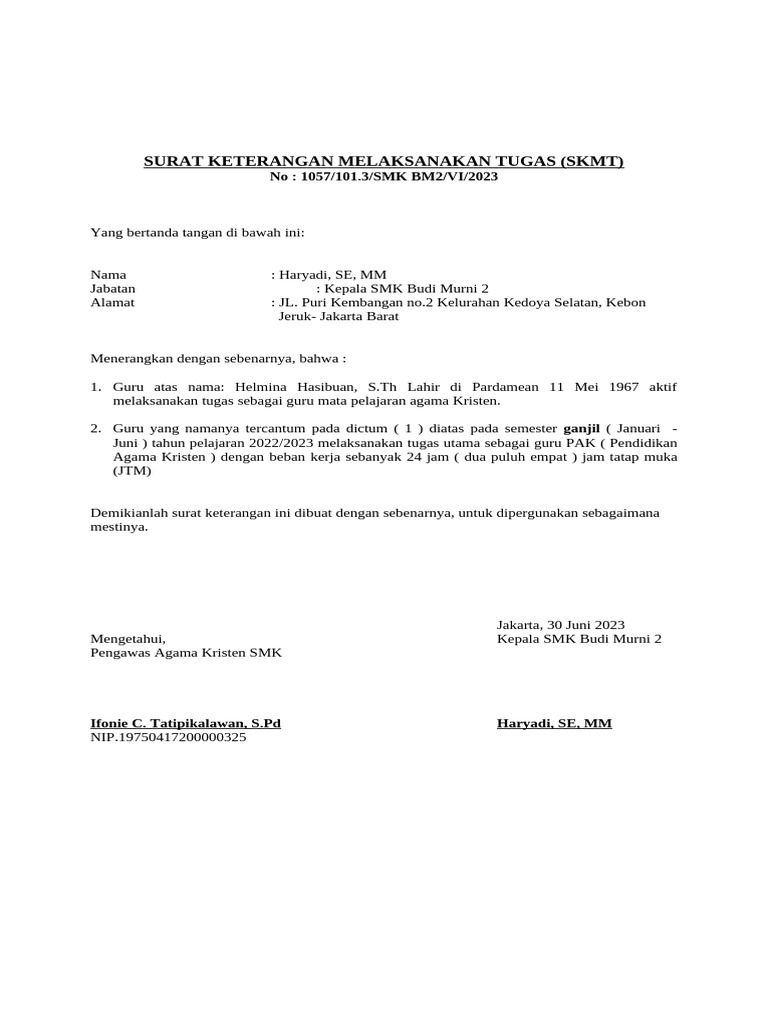 SKMT_BARU_2021_sertifikasi | PDF