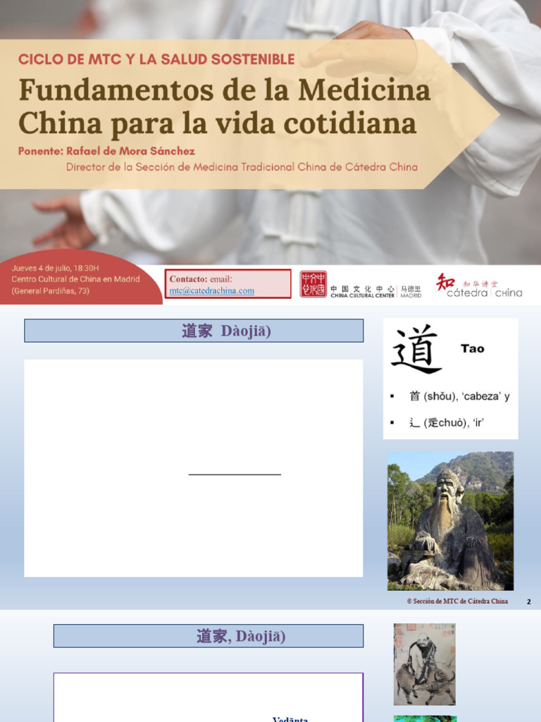 2a Conf. CCCH Rafael de Mora | PDF | Qi | medicina tradicional china