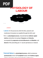 Physiology of First Stage of Labor | PDF | Uterus | Childbirth