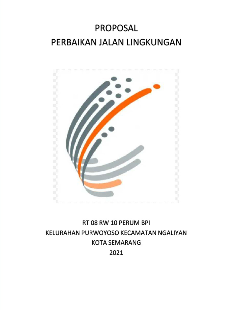 PDF Proposal Perbaikan Jalan Compress | PDF