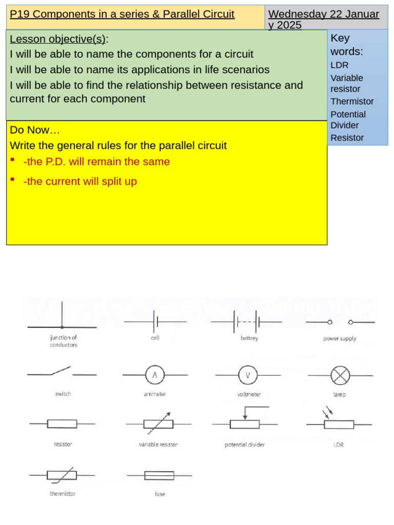 Circuit Components: Series vs. Parallel | PDF | Electrical Resistance ...