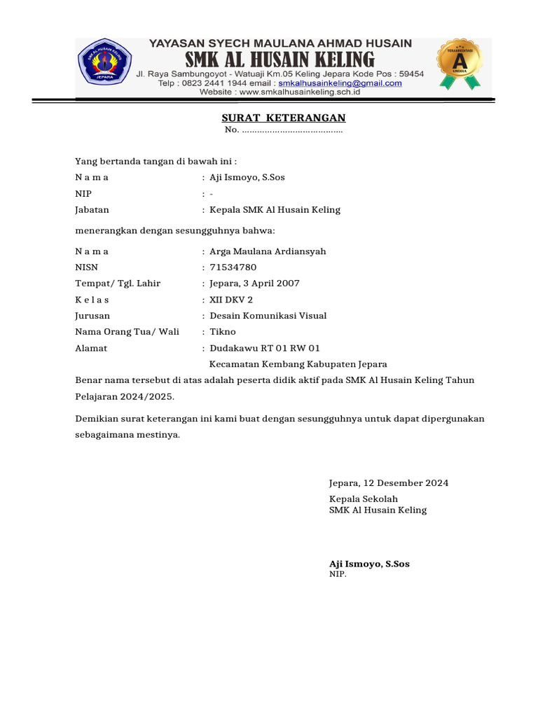 Surat Delegasi | PDF