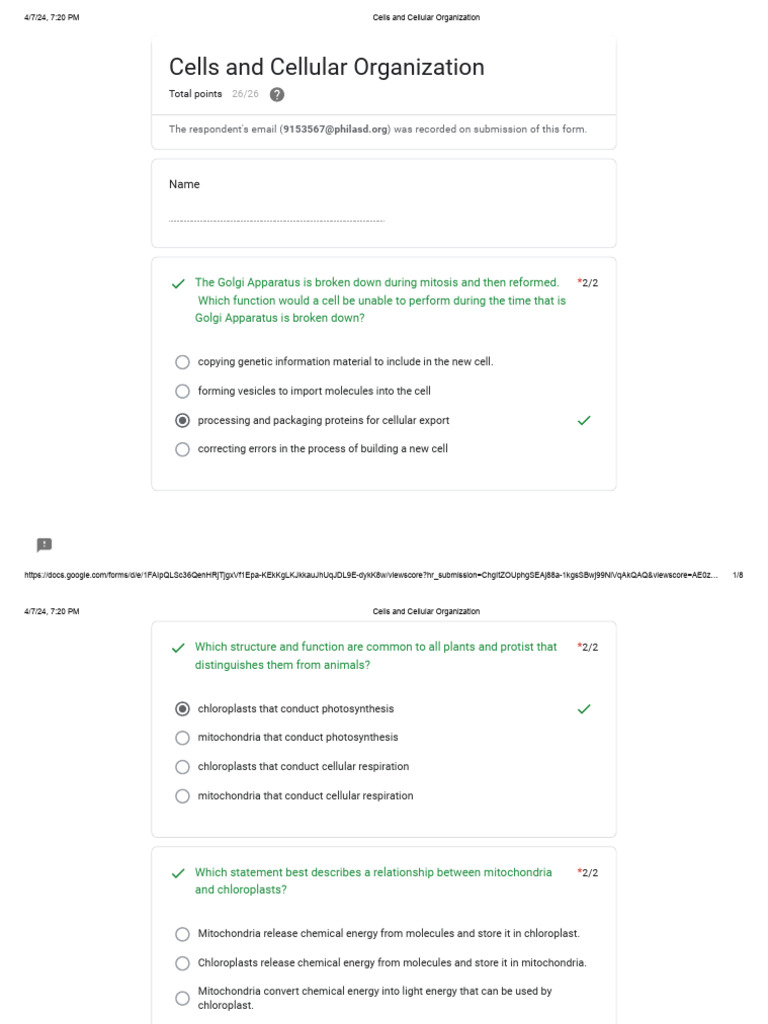Understanding Cell Structure and Functions | PDF | Cell (Biology ...