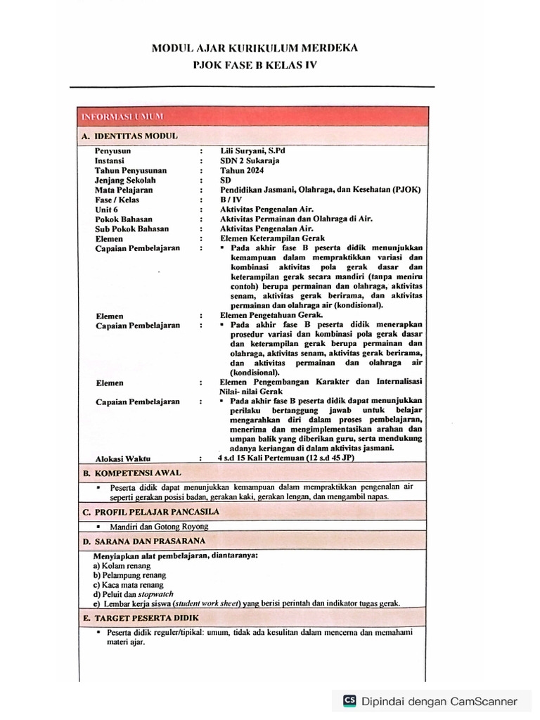 Modol Ajar PMM Lili | PDF