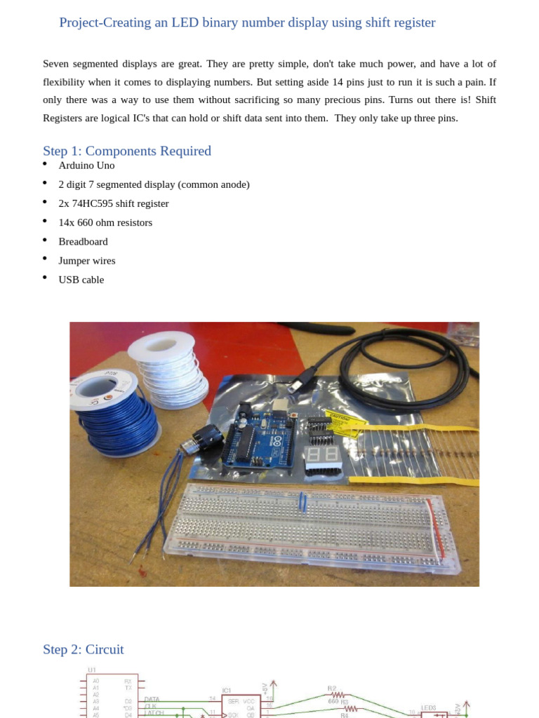 Lecture Topic 3.2.2 LED Binary Project | PDF | Electrical Engineering ...
