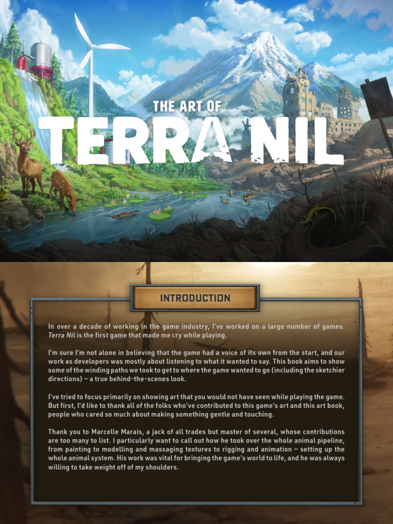 Behind the Art of Terra Nil | PDF