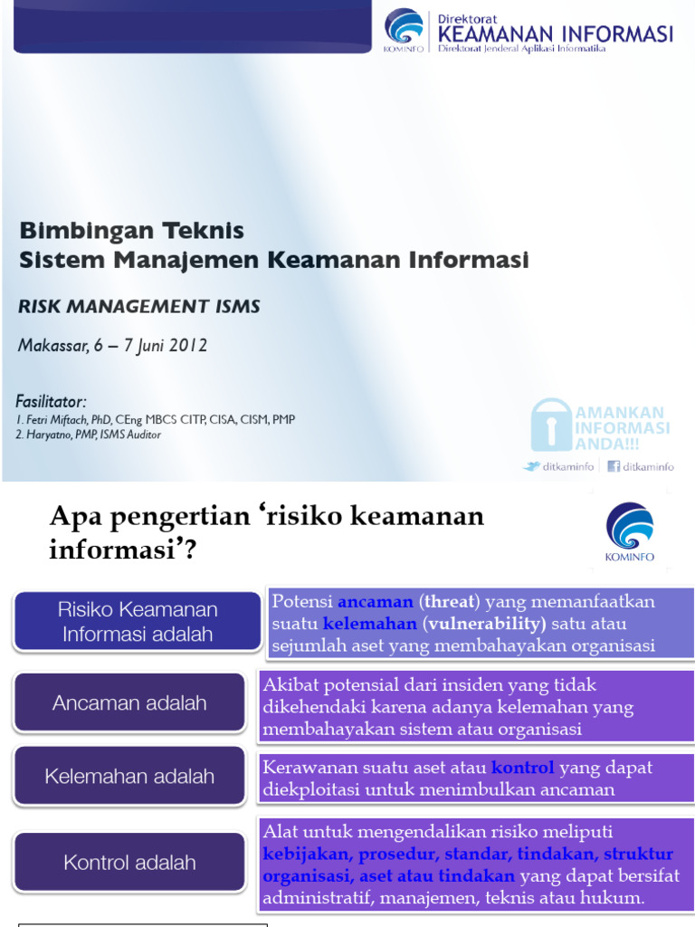 03 Risk Management ISO 27001 | PDF