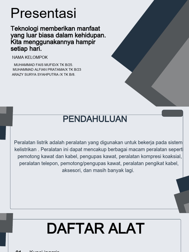 Presentasi Peralatan Tangan 2 | PDF
